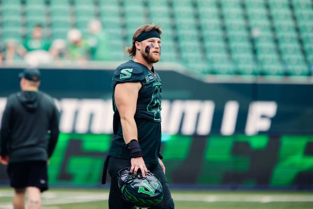 Saskatchewan Roughriders DL Lake Korte-Moore out for season with torn ...