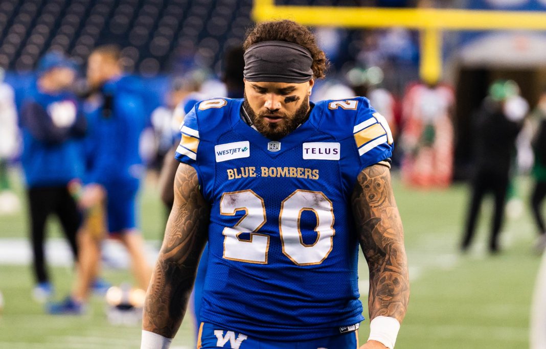 Winnipeg RB Brady Oliveira reveals hamstring injury, MCL sprain limited ...