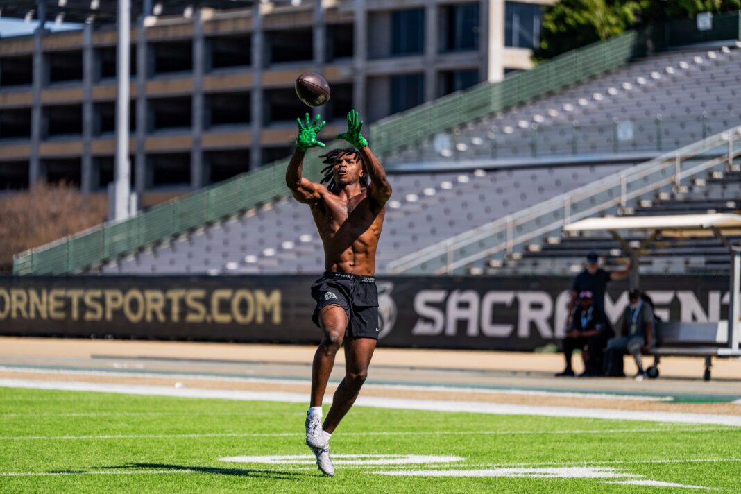Top-ranked Canadian receiver Nick Cenacle performs for CFL, NFL scouts ...